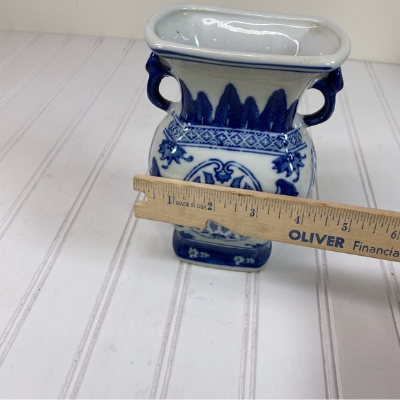 Three Hands | Accents | Three Hands Corp Chinoiserie Blue White Floral ...